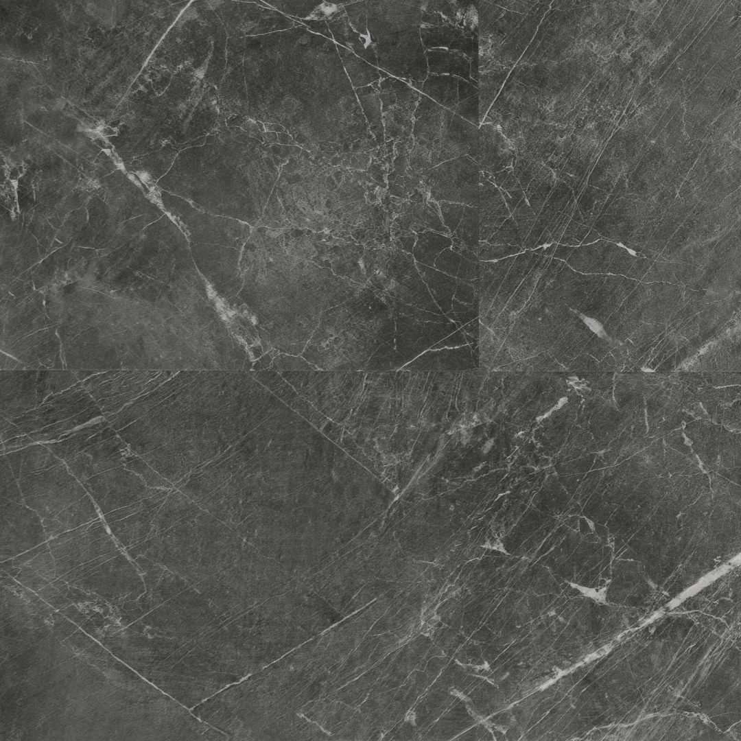 8MM STONE FLOOR Platinum Grey Hybrid Flooring - The Flooring Guys