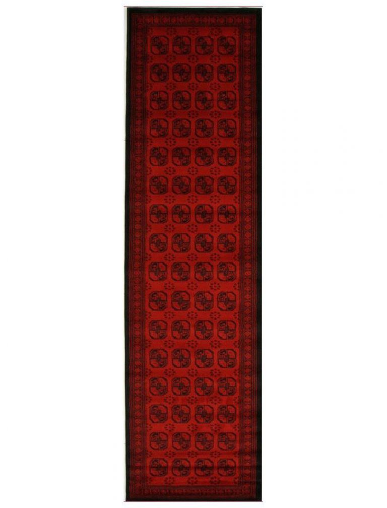 Rug Culture Traditional Afghan Design Burgundy Red Rectangle Rug - The ...
