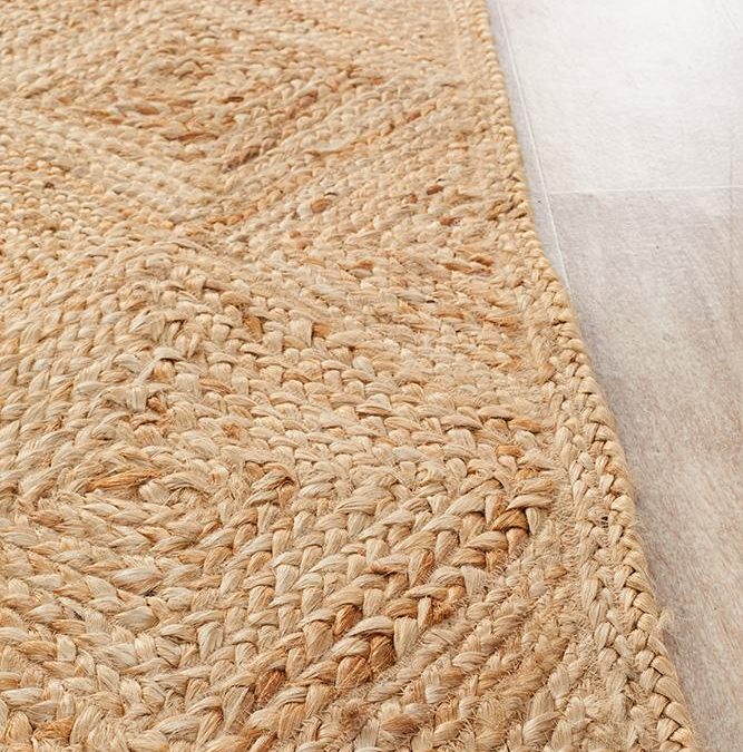 Rug Culture Chunky Natural Fiber Hatch Rectangle Rug - The Flooring Guys
