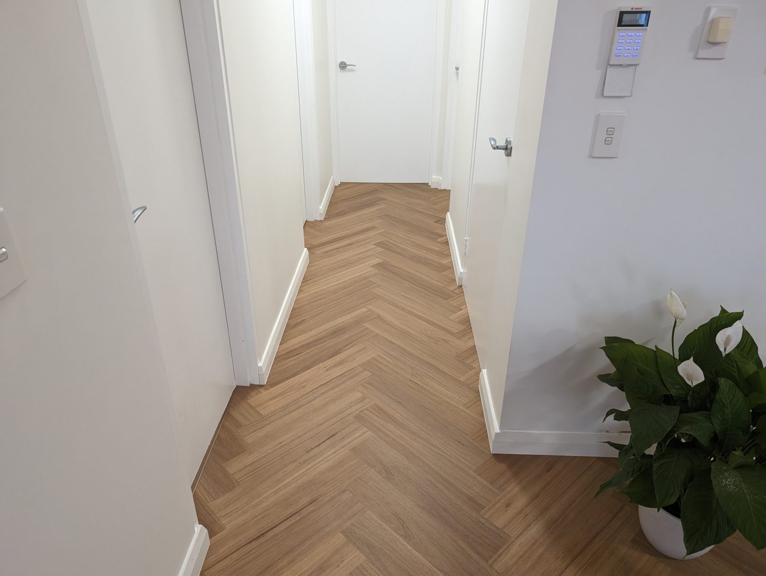 Hybrid Herringbone Flooring Blackbutt Sydney Brisbane -The Flooring Guys