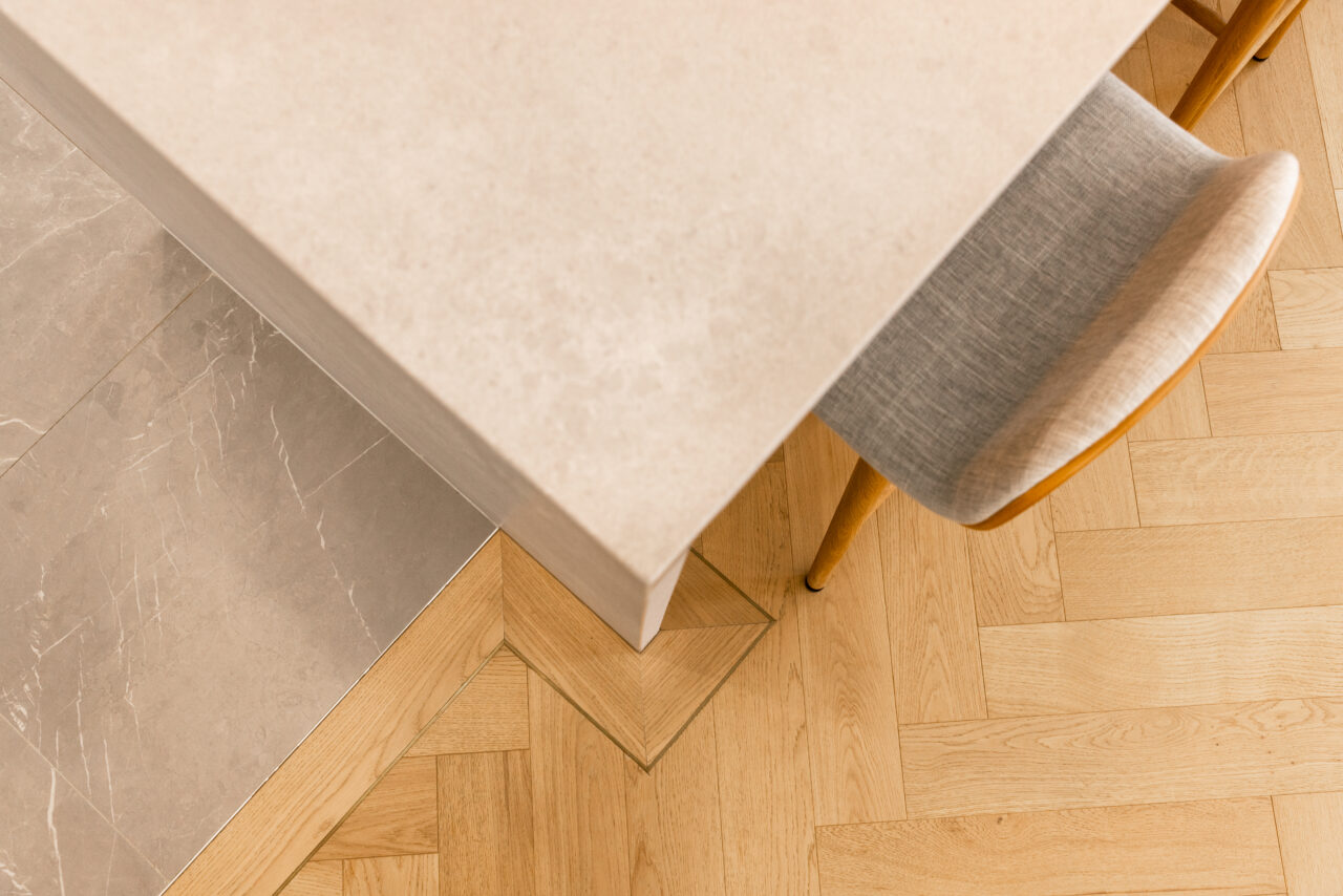 Urbana Herringbone Raw Neutral Engineered Timber Flooring The Flooring Guys