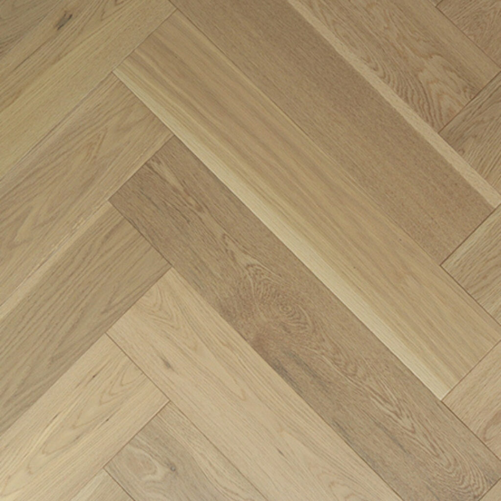 Wonderwood Herringbone Light Neutral Engineered Timber Flooring The ...