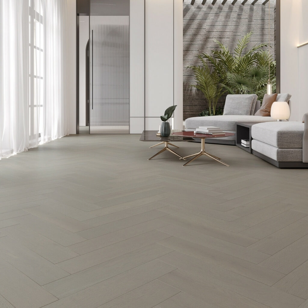 iDesign Herringbone Pale Oak Engineered Timber Flooring The Flooring Guys