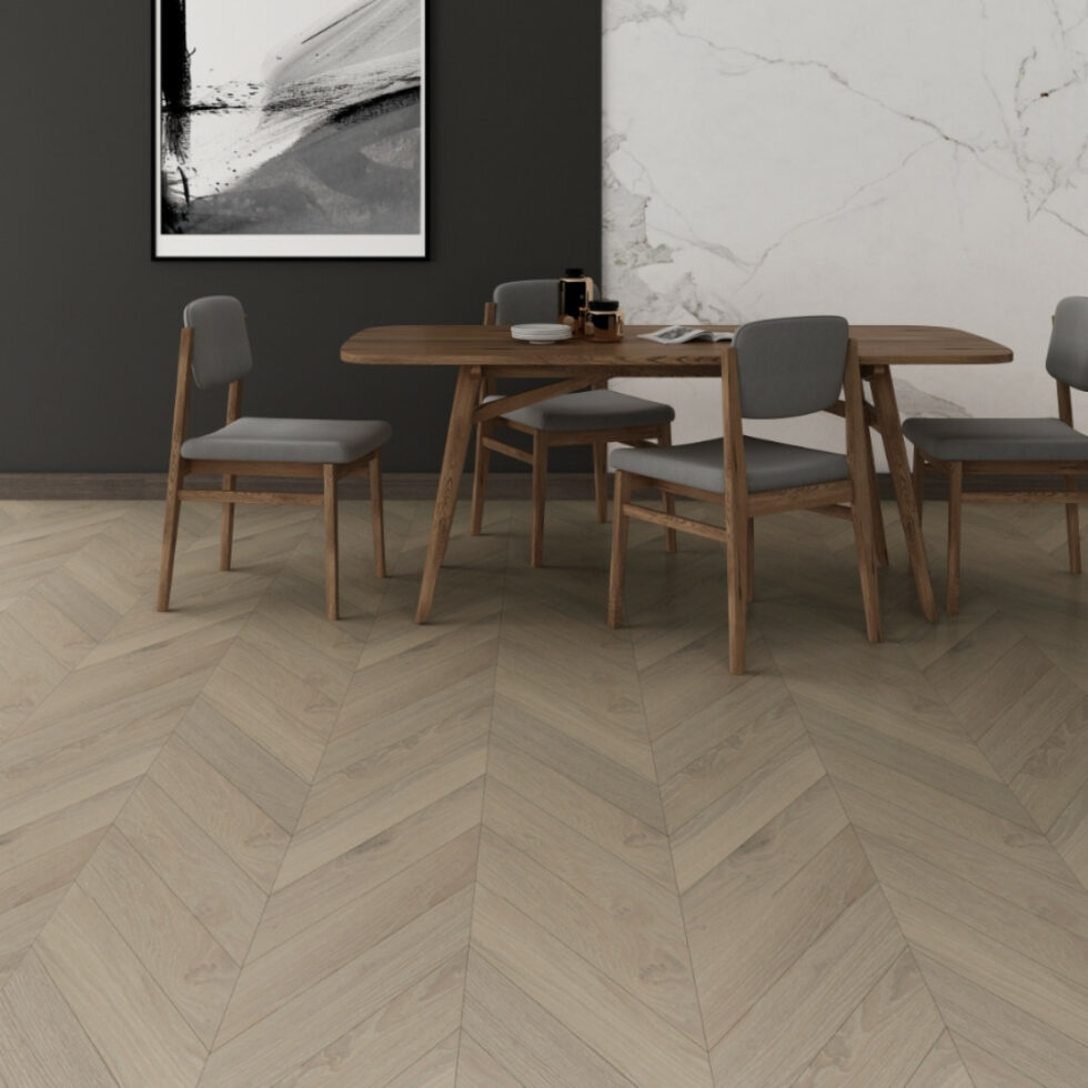Wonderwood Chevron Natural Limed Engineered Timber Flooring Timber ...