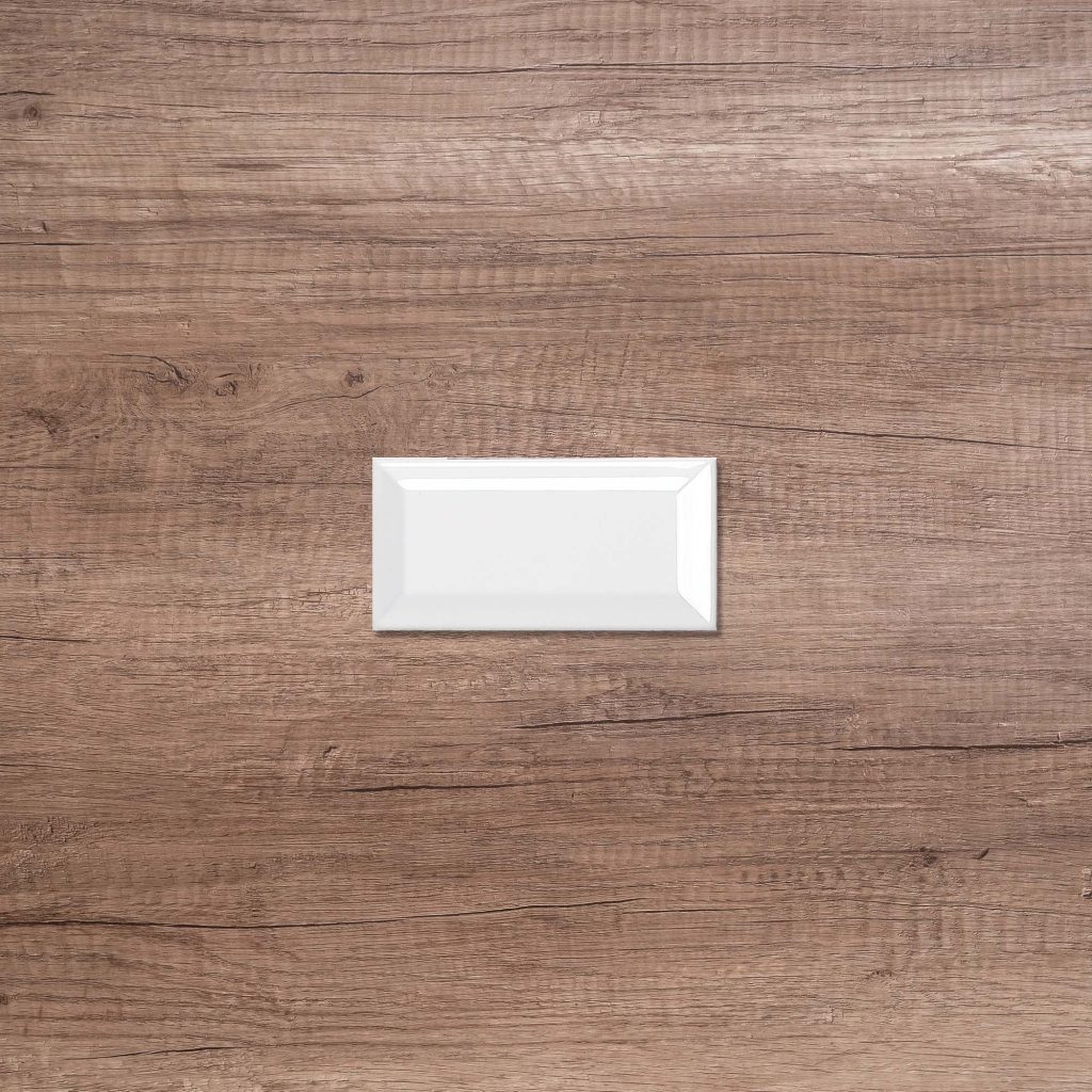 Johnson Tiles White Bevelled Edge Gloss 100 x 200 Tiles - The Flooring Guys