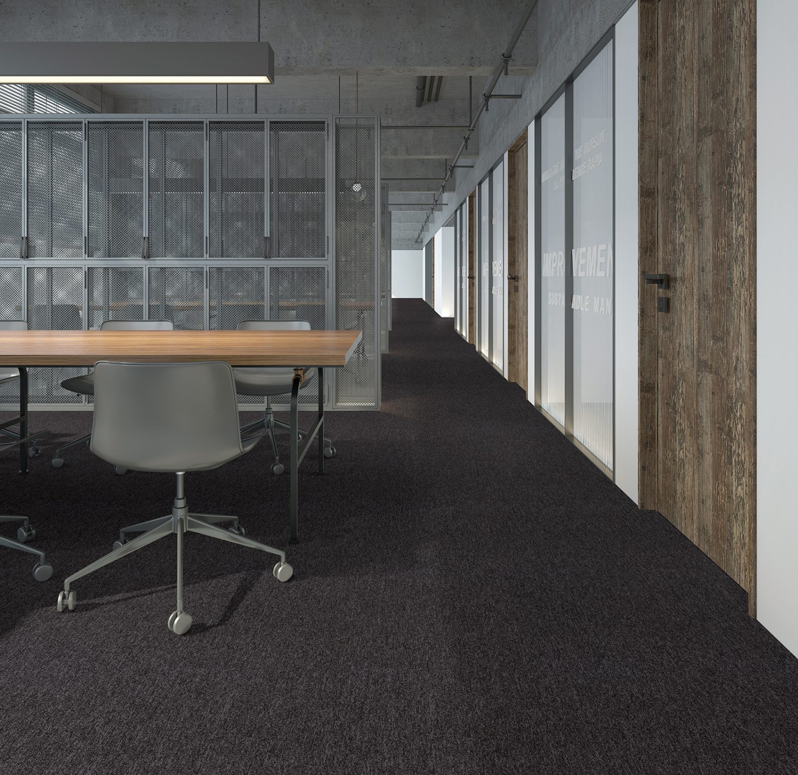 Airlay Corporate Grey Pearl Carpet Tile - The Flooring Guys