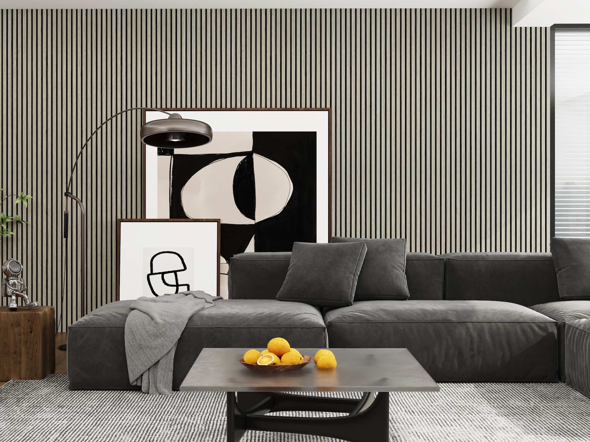 Vertiwood Ash Grey Wall Panels - The Flooring Guys