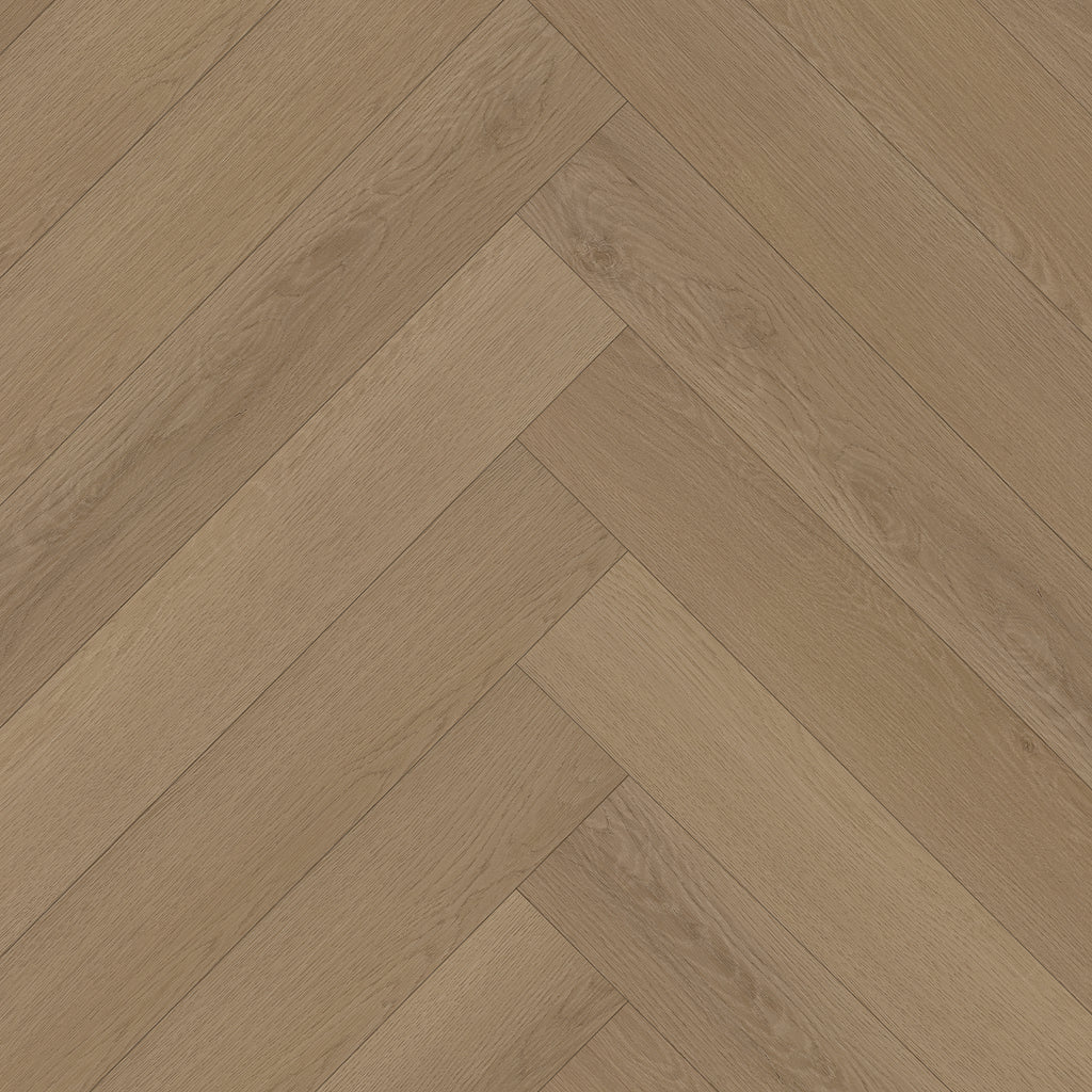 Embelton Sandstone Hybrid Herringbone Flooring - The Flooring Guys